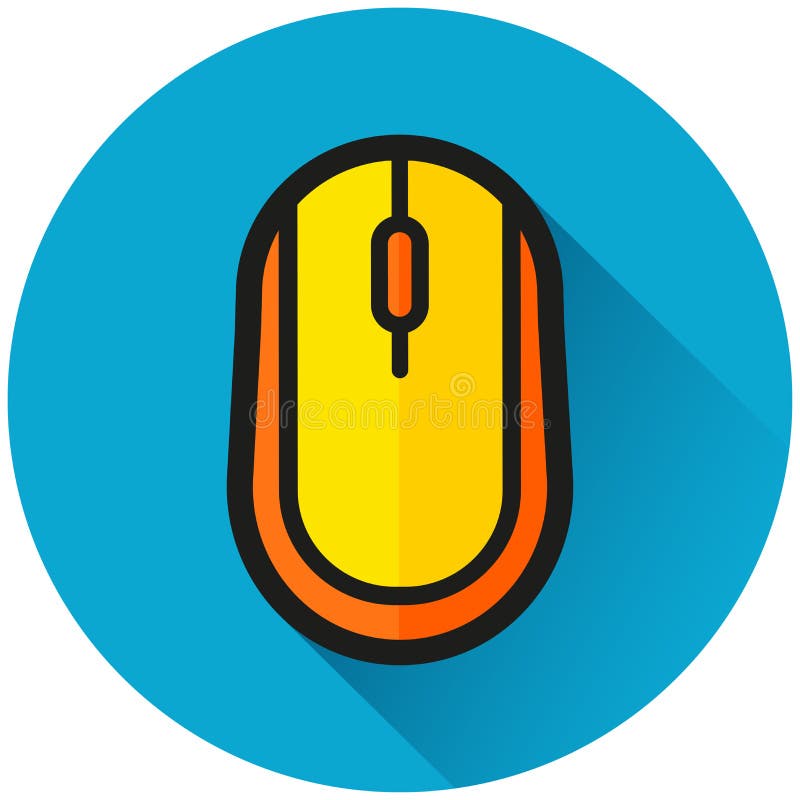 Mouse Circle Line Symbol Logo Vector Stock Vector - Illustration of ...