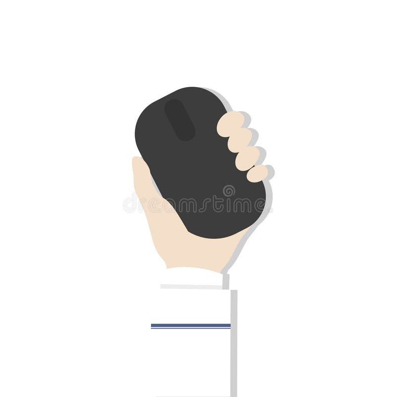 Illustration of Computer Mouse Isolated Stock Illustration ...