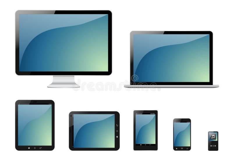 Computer Devices Forms Stock Illustrations – 23 Computer Devices Forms ...