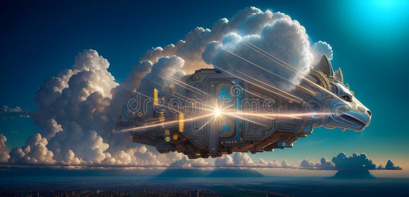 Cloud Network Solution Computing Big Data Center, Futurist ...