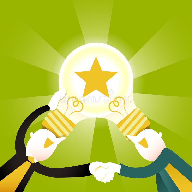 Illustration Concept of Creative Collaboration Stock Vector ...