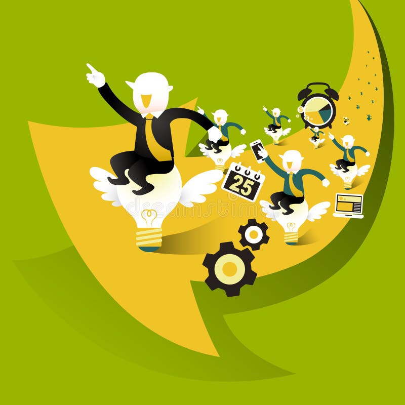 Illustration Concept of Creative Collaboration Stock Vector ...