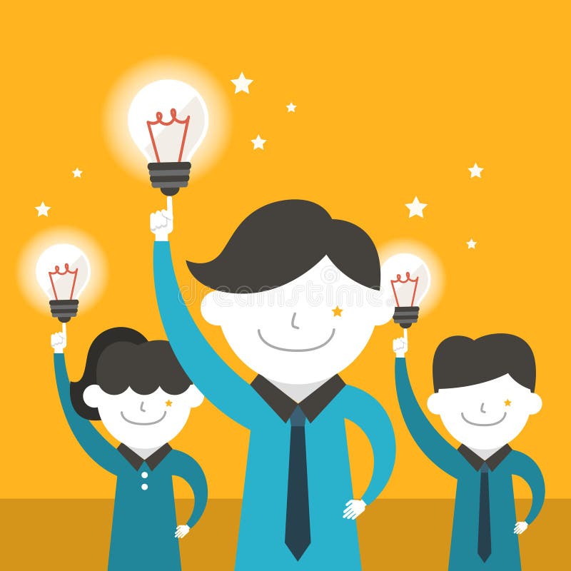 Illustration Concept of Ideas Stock Vector - Illustration of provide ...