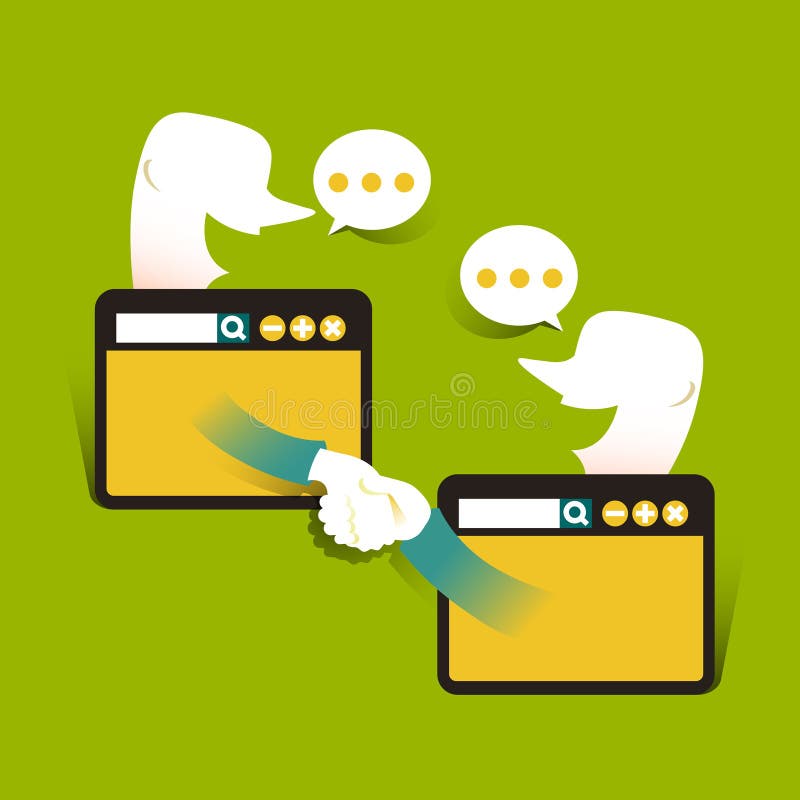 Illustration Concept of Partnership Stock Vector - Illustration of ...