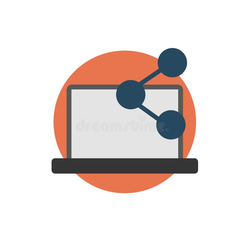 Illustration of Connection Digital Icon Stock Vector - Illustration of ...