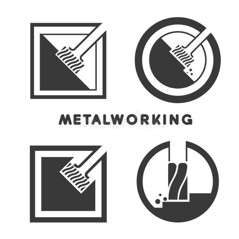 An Illustration Consisting of an Image of the Words `metal Worked ...