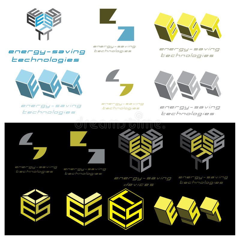 Illustration Consisting of Several Images in the Form of a Symbol Stock ...