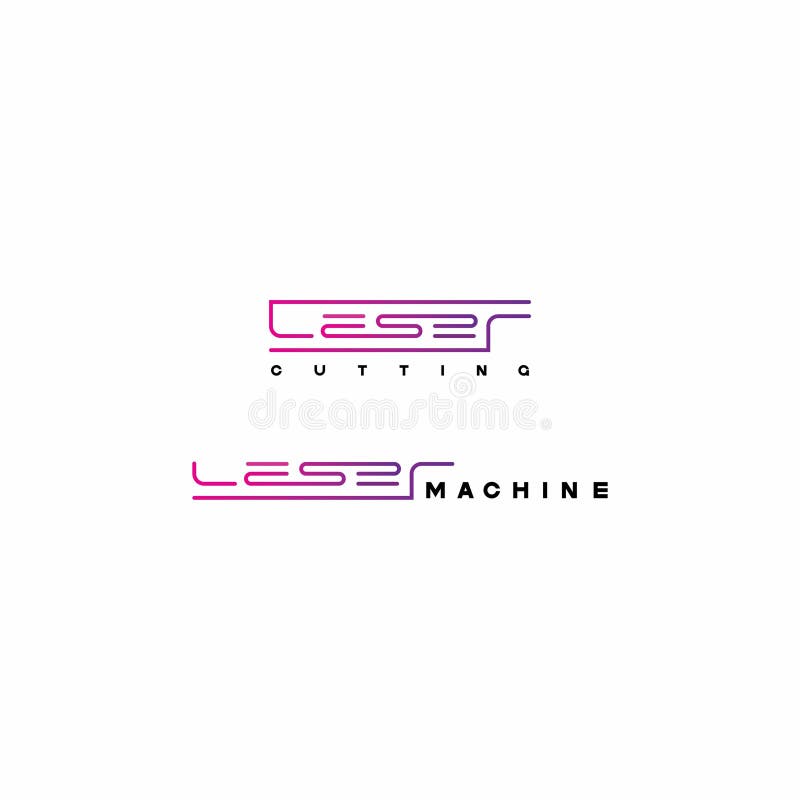 Illustration Consisting of the Word "laser" Stock Vector - Illustration ...