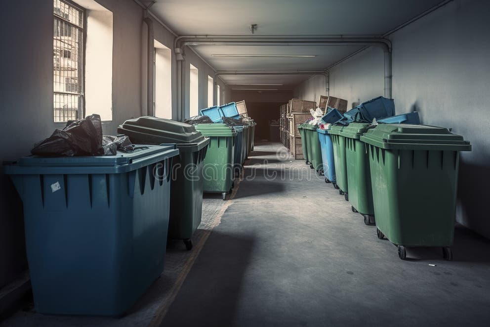 Illustration, Container for Sorting Recycling, Generative Ai Stock ...