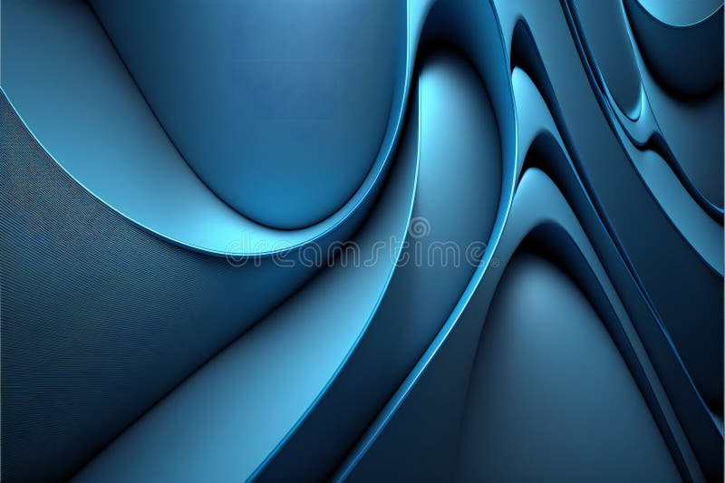 Contemporary Blue Surfaces with Curves, Abstract, Backgrounds Stock ...