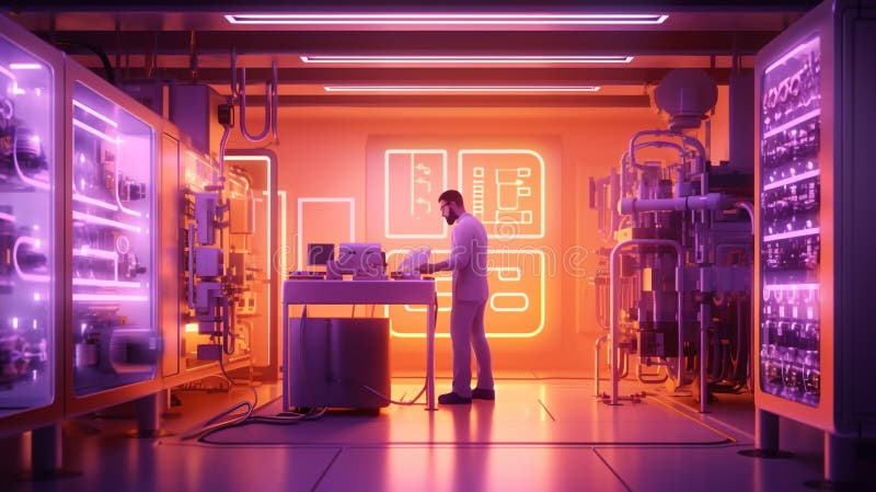 Illustration of a Contemporary Mechanical Testing Laboratory with a ...