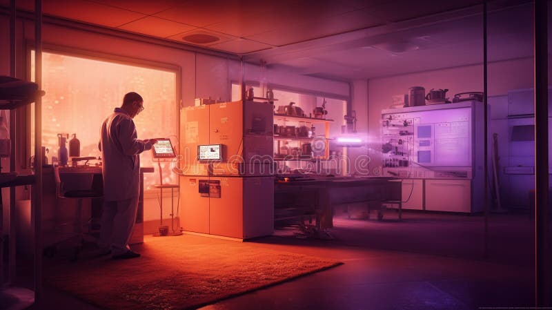 Illustration of a Contemporary Mechanical Testing Laboratory with a ...