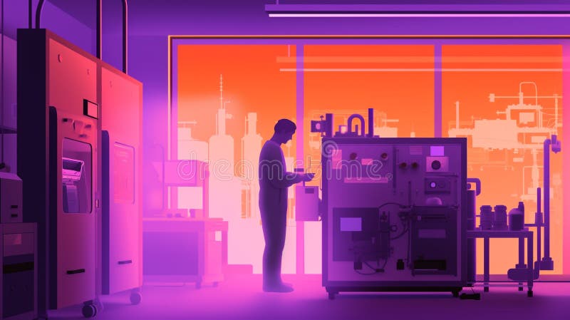 Illustration of a Contemporary Mechanical Testing Laboratory with a ...