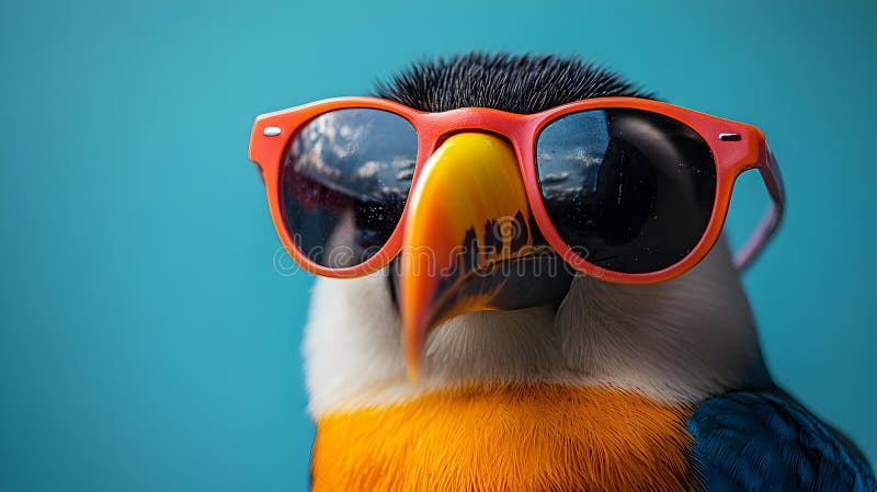Cool Bird with Sunglasses - Illustration Stock Illustration ...