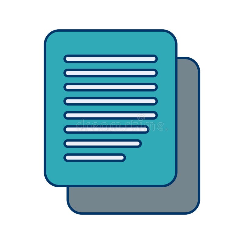 Illustration Copy Icon stock illustration. Illustration of flat - 180094250