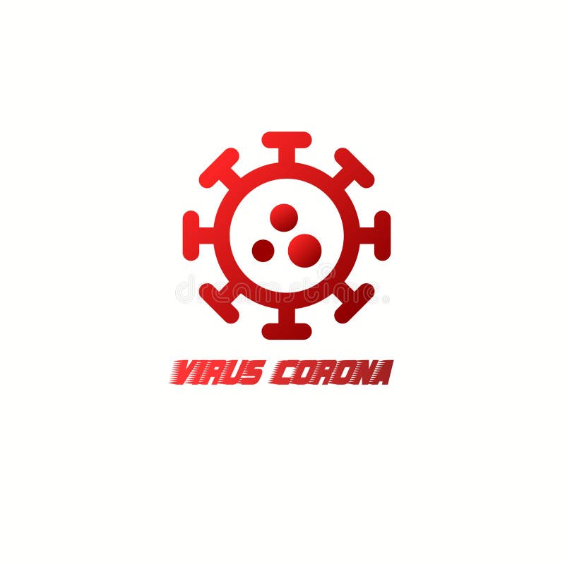 This is an Illustration of the Corona Virus Logo Design Stock ...