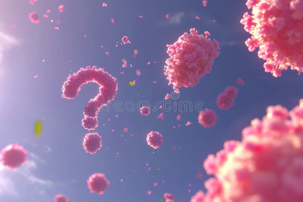 The Illustration of a Coronavirus COVID-19 Infection in 3D Includes a ...