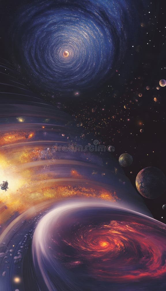 Illustration of Cosmic Entropy Exploring the Evolution of Universal ...