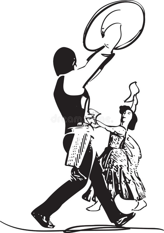 Slam Dancing Drawing