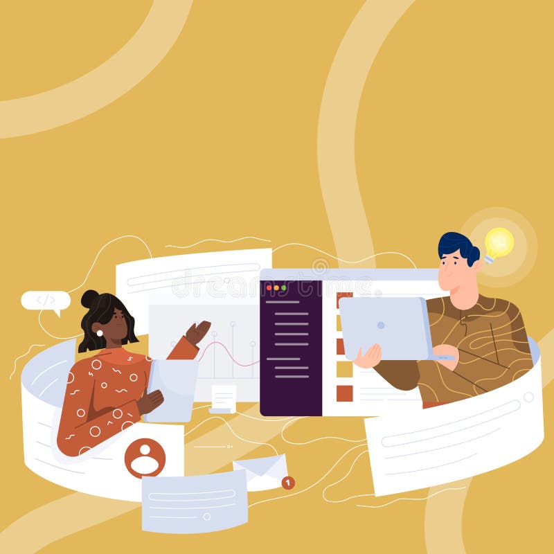 Drawing Chattering Stock Illustrations – 79 Drawing Chattering Stock ...