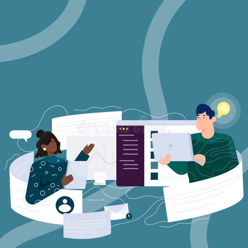 Drawing Chattering Stock Illustrations – 79 Drawing Chattering Stock ...