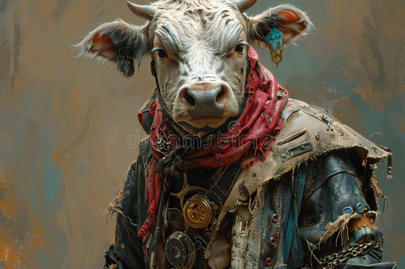Cow is a Disney Character Dressed in Costume, High Quality, High ...