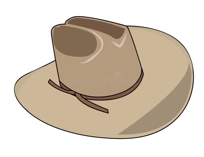 Cowboy hat with rope stock vector. Illustration of icon - 18630289