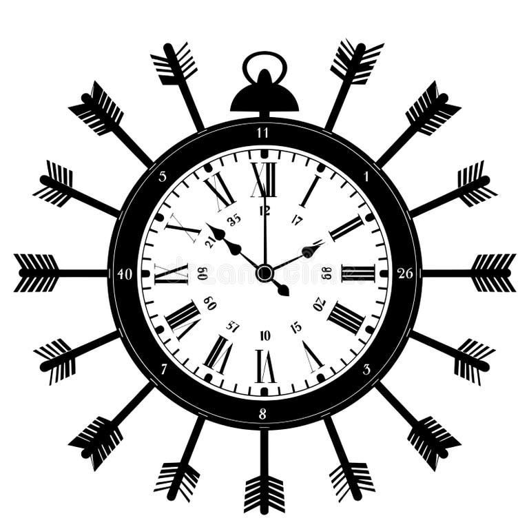 Clock Time Arrows Stock Illustrations – 4,695 Clock Time Arrows Stock ...