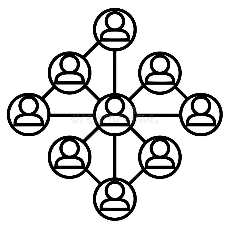 Showing Create an Icon Representing the Exchange of People between Two Connections, Simple ...