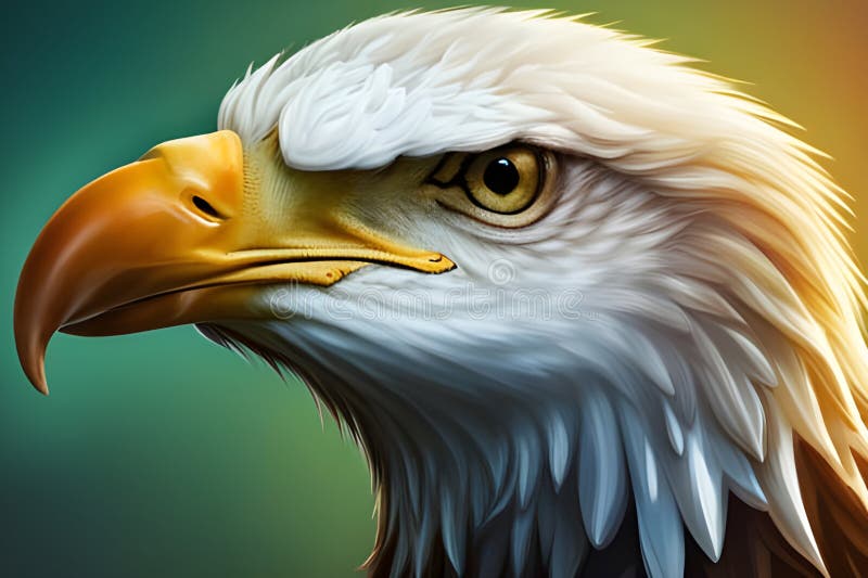 Head of an eagle stock illustration. Illustration of beak - 275200673