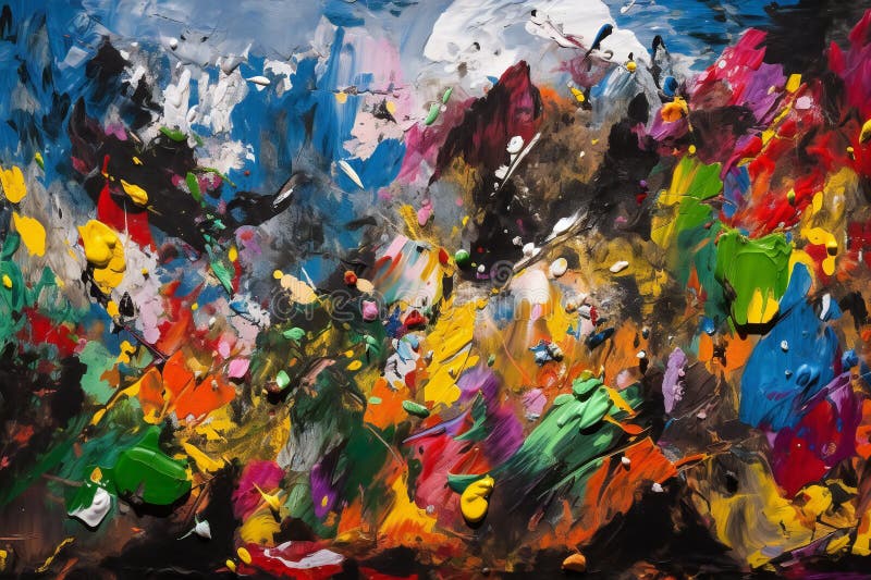 Creative Education Expressionist, Abstract, Colors Stock Illustration ...