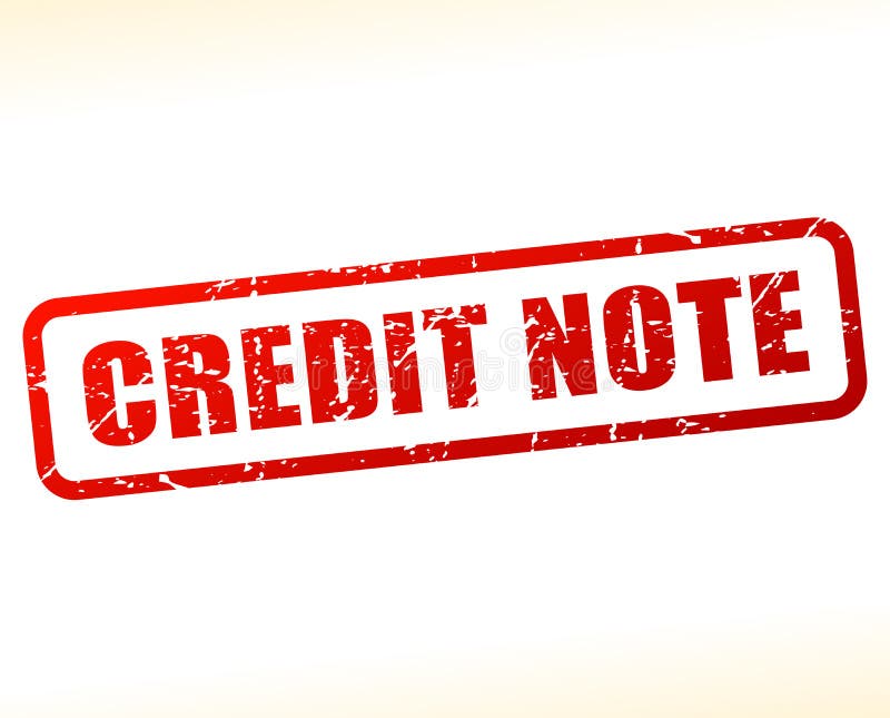 Credit note stock illustration. Illustration of grungy - 92049431