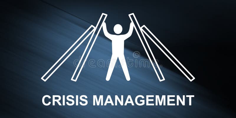 Concept of Crisis Management Stock Illustration - Illustration of ...