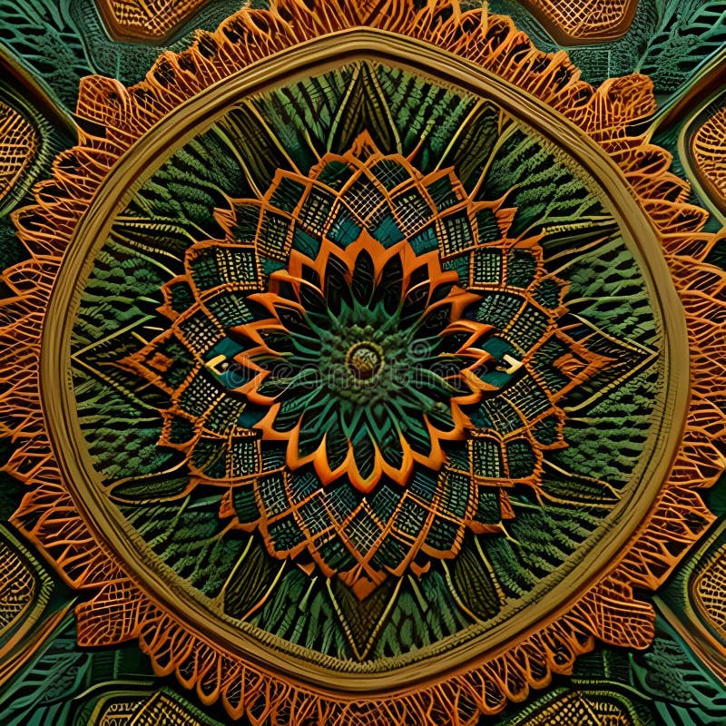 Illustration of Crochet Pattern Stock Illustration - Illustration of ...