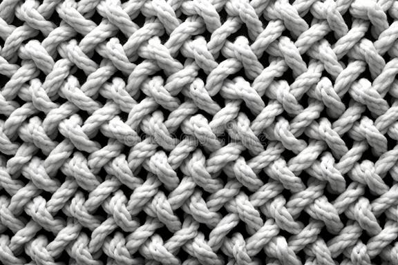 Illustration of Crochet Stitches Basic Crochet Stitch Close Up Ima ...