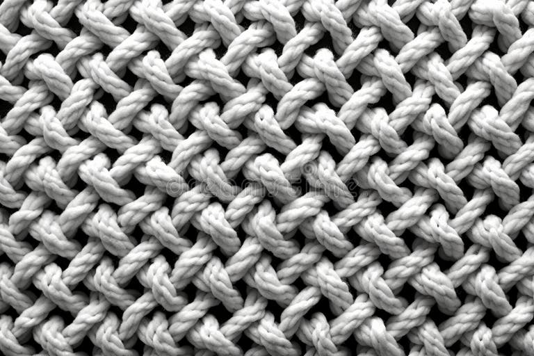 Illustration of Crochet Stitches Basic Crochet Stitch Close Up Ima ...