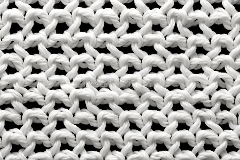 Illustration of Crochet Stitches Basic Crochet Stitch Close Up Ima ...