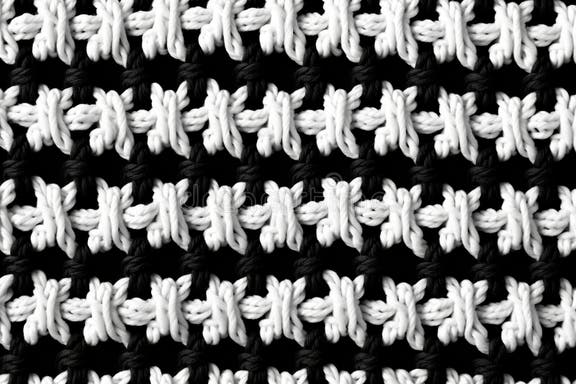Illustration of Crochet Stitches Basic Crochet Stitch Close Up Ima ...
