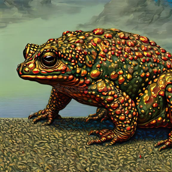 Illustration of a Crocodile Stock Illustration - Illustration of toad ...