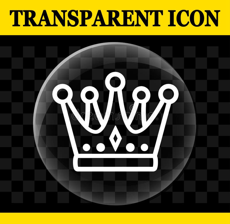Crown Vector Circle Transparent Icon Stock Vector - Illustration of ...