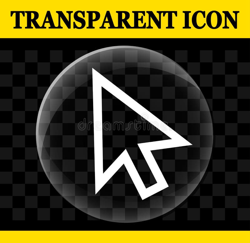 Cursor in a Circle Icon. Detailed Set of Navigation Icons. Premium ...