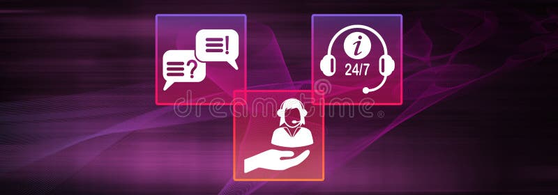 Concept of Customer Service Stock Illustration - Illustration of advice ...