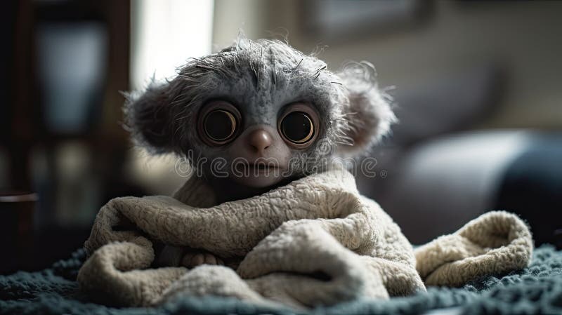 Illustration of Cute and Adorable Monster Mini Dolls Stock Illustration ...