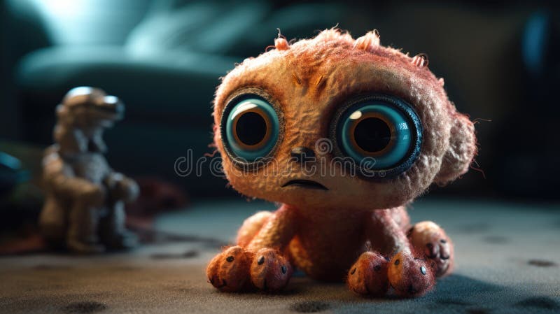 Illustration of Cute and Adorable Monster Mini Dolls Stock Illustration ...