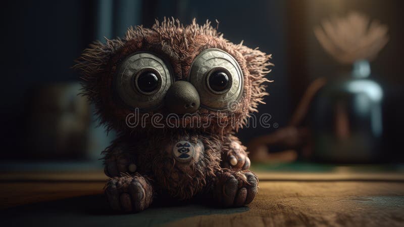 Illustration of Cute and Adorable Monster Mini Dolls Stock Illustration ...