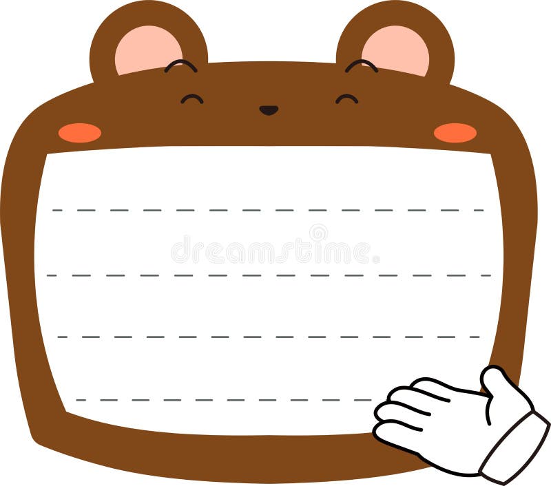 Bear Noteboard Stock Illustrations – 51 Bear Noteboard Stock ...