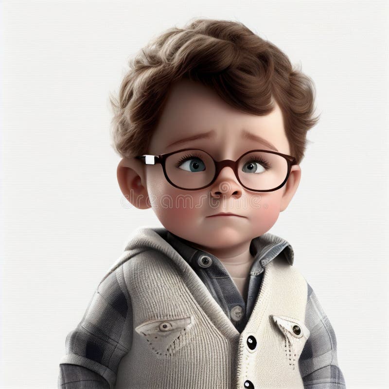 Illustration Cute Boy for Avatar Graphic on White Background Created ...