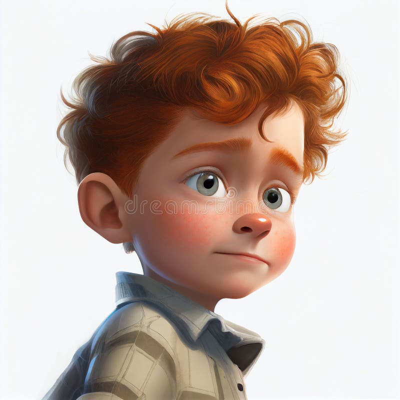 Illustration Cute Boy for Avatar Graphic on White Background Created ...