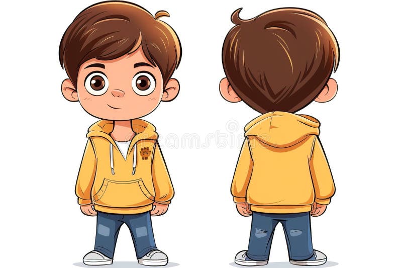 Cartoon Boy Front Stock Illustrations – 9,505 Cartoon Boy Front Stock ...