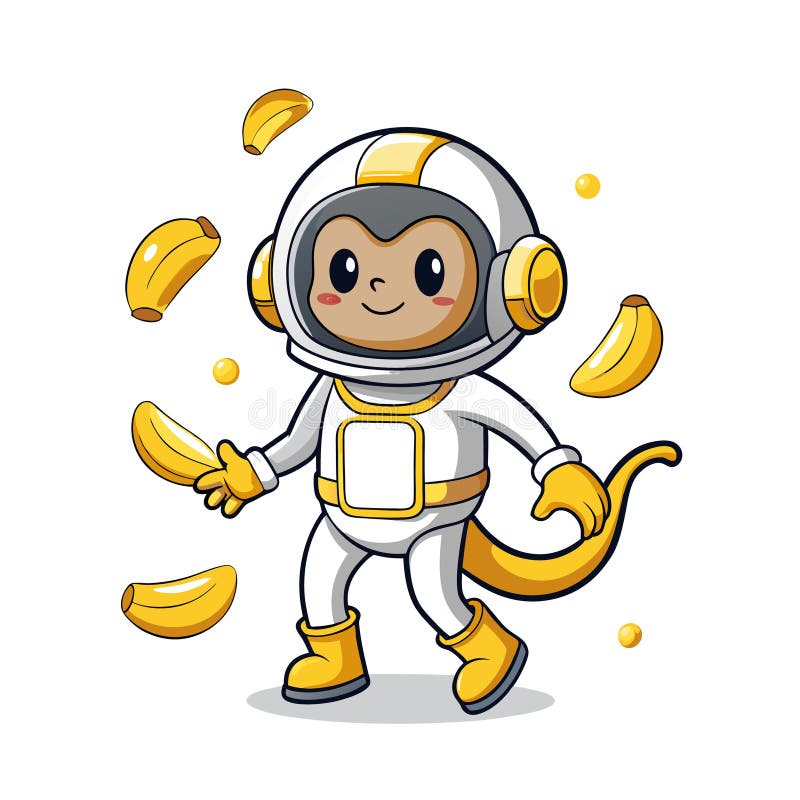 Cartoon Monkey Astronaut Stock Illustrations – 442 Cartoon Monkey Astronaut Stock Illustrations ...